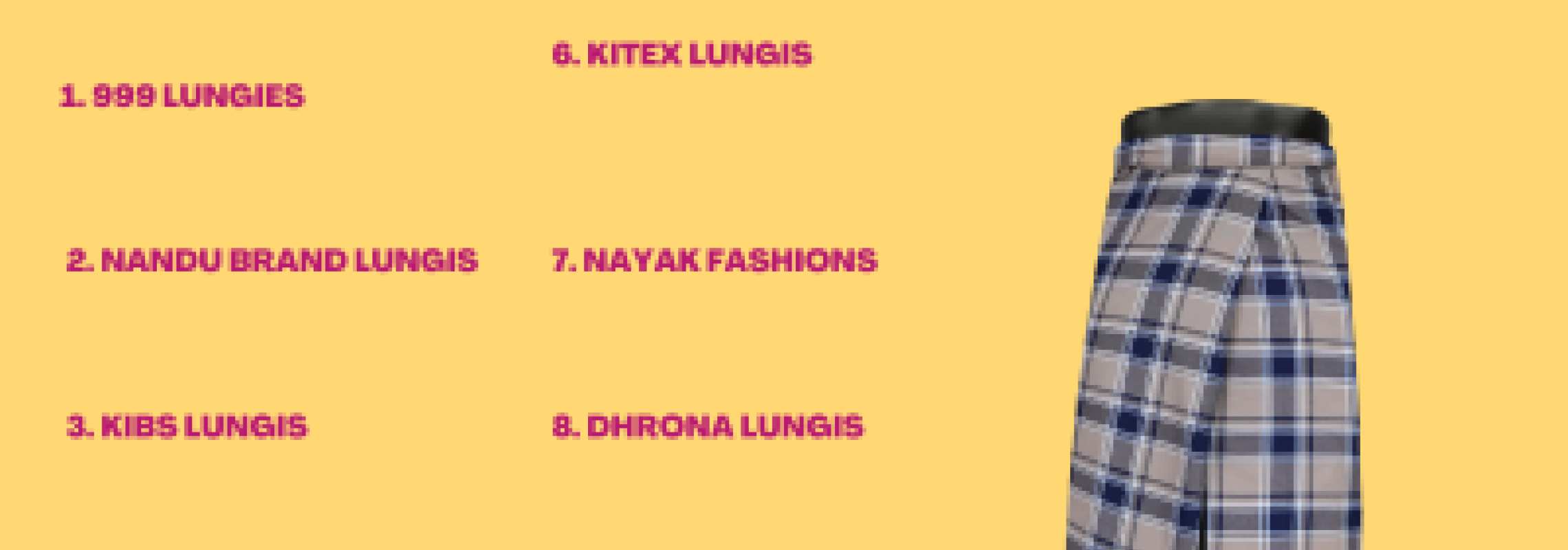 Top 10 Best Lungi Brands in India – 2025